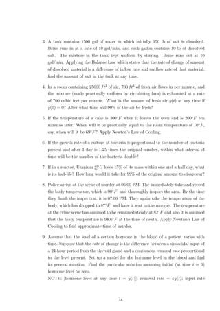 First Order Ordinary Differential Equations | PDF