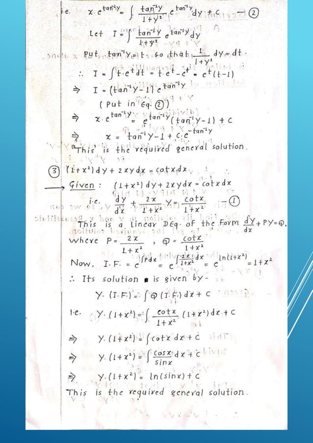 FIRST ORDER ORDINARY DIFFERENTIAL EQUATIONS.pptx
