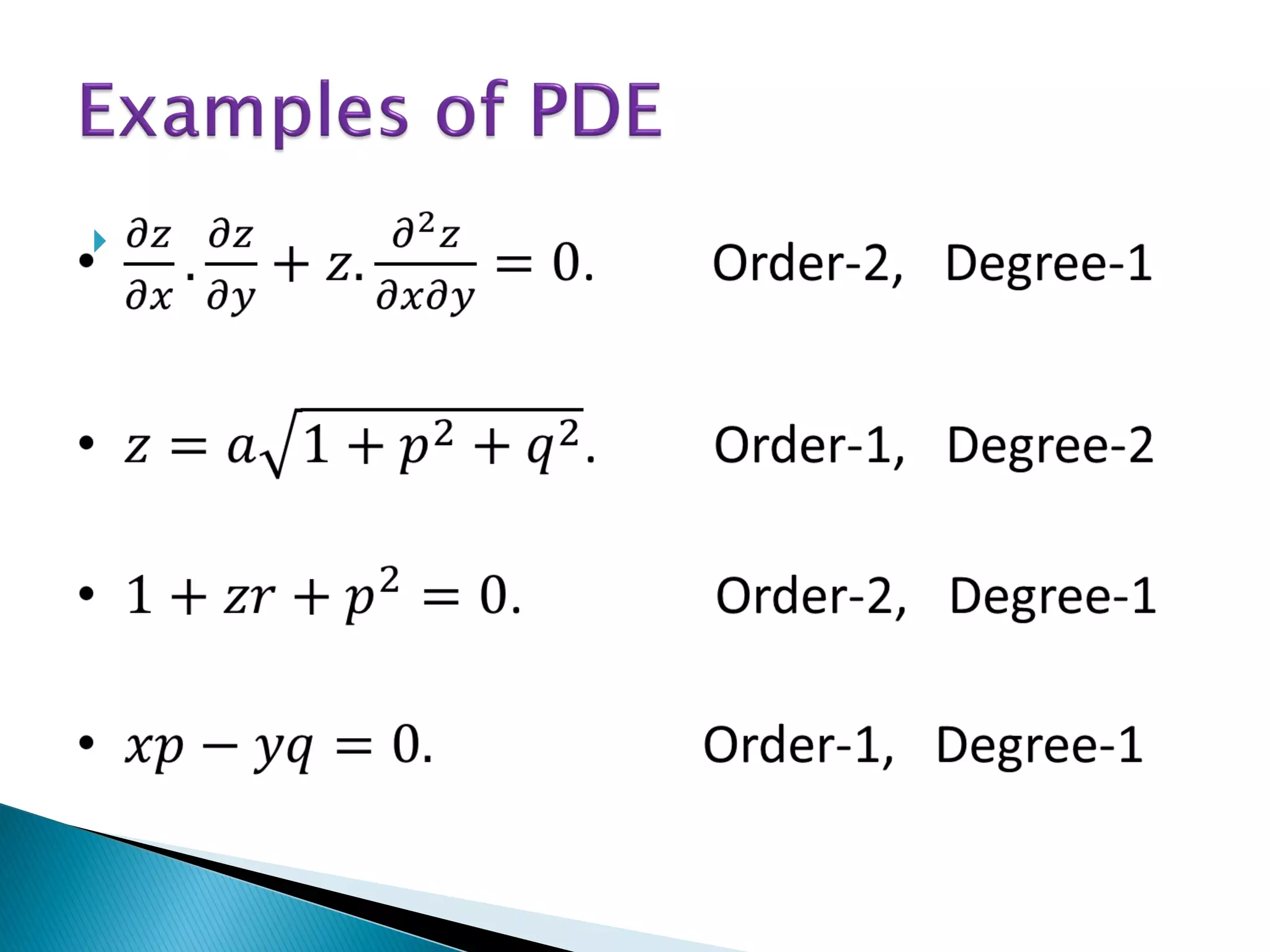 First Order Partial Differential Equations Pdf