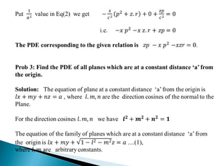 First order partial differential equations | PDF