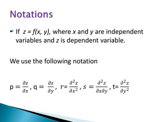 First order partial differential equations | PPT