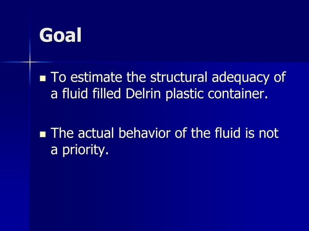 First order tank sloshing | PPT