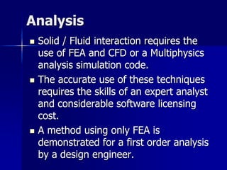 First order tank sloshing | PPT