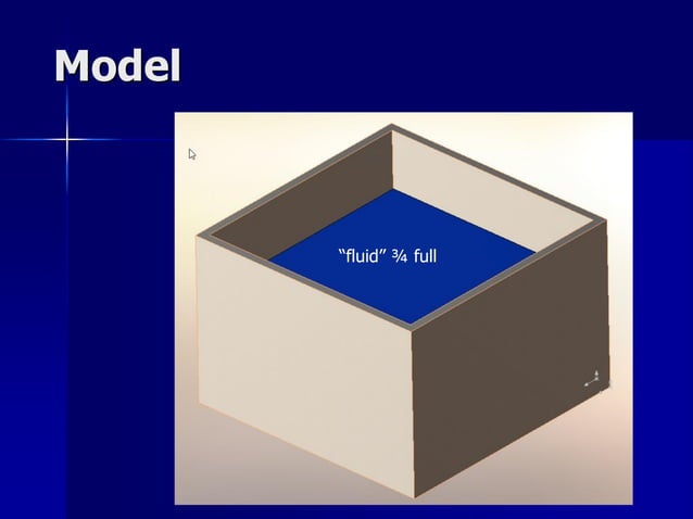 First order tank sloshing | PPT