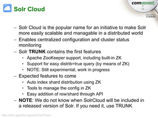 First oslo solr community meetup lightning talk janhoy | PPT