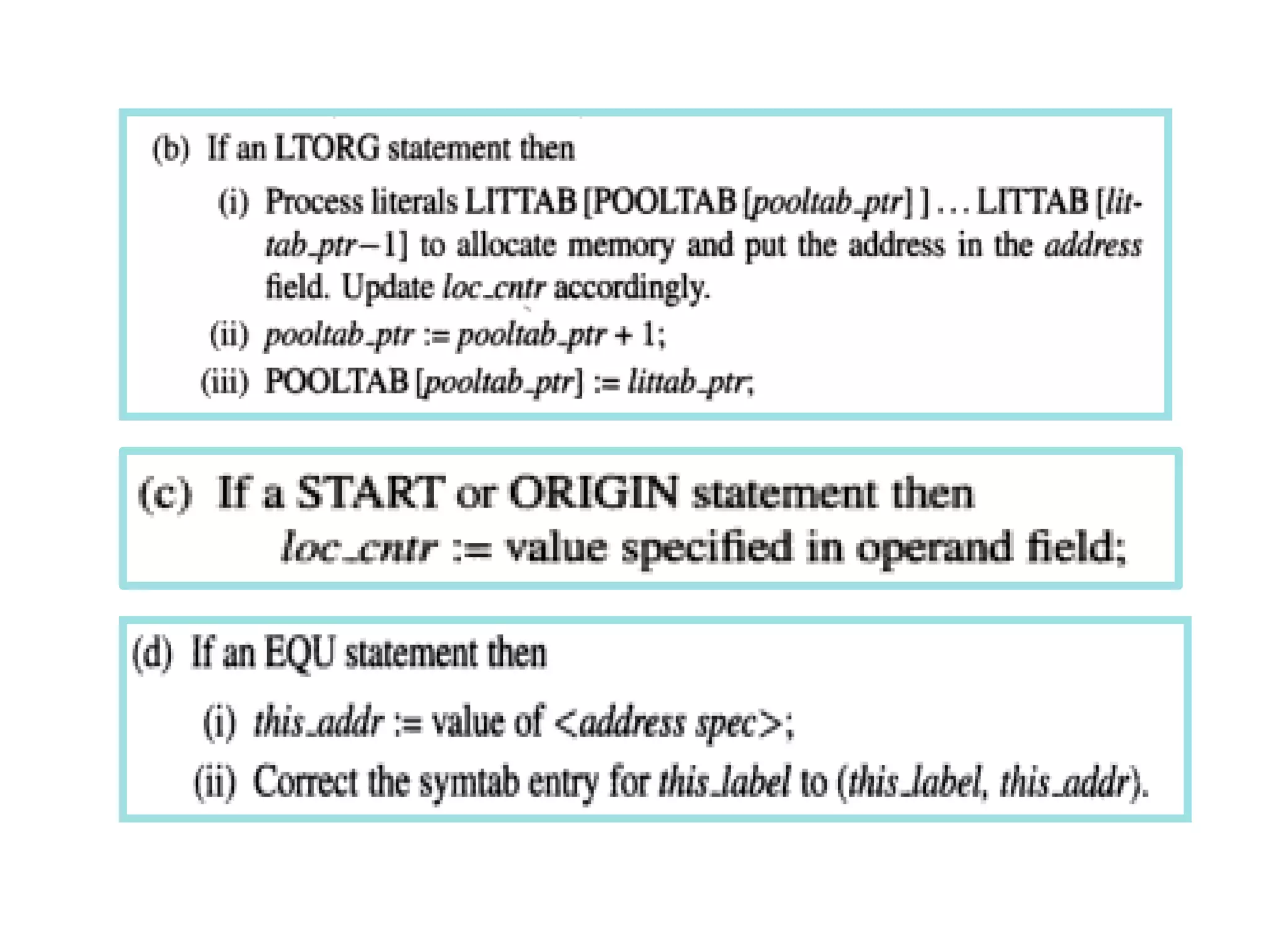 First pass of assembler | PPTX | Programming Languages | Computing