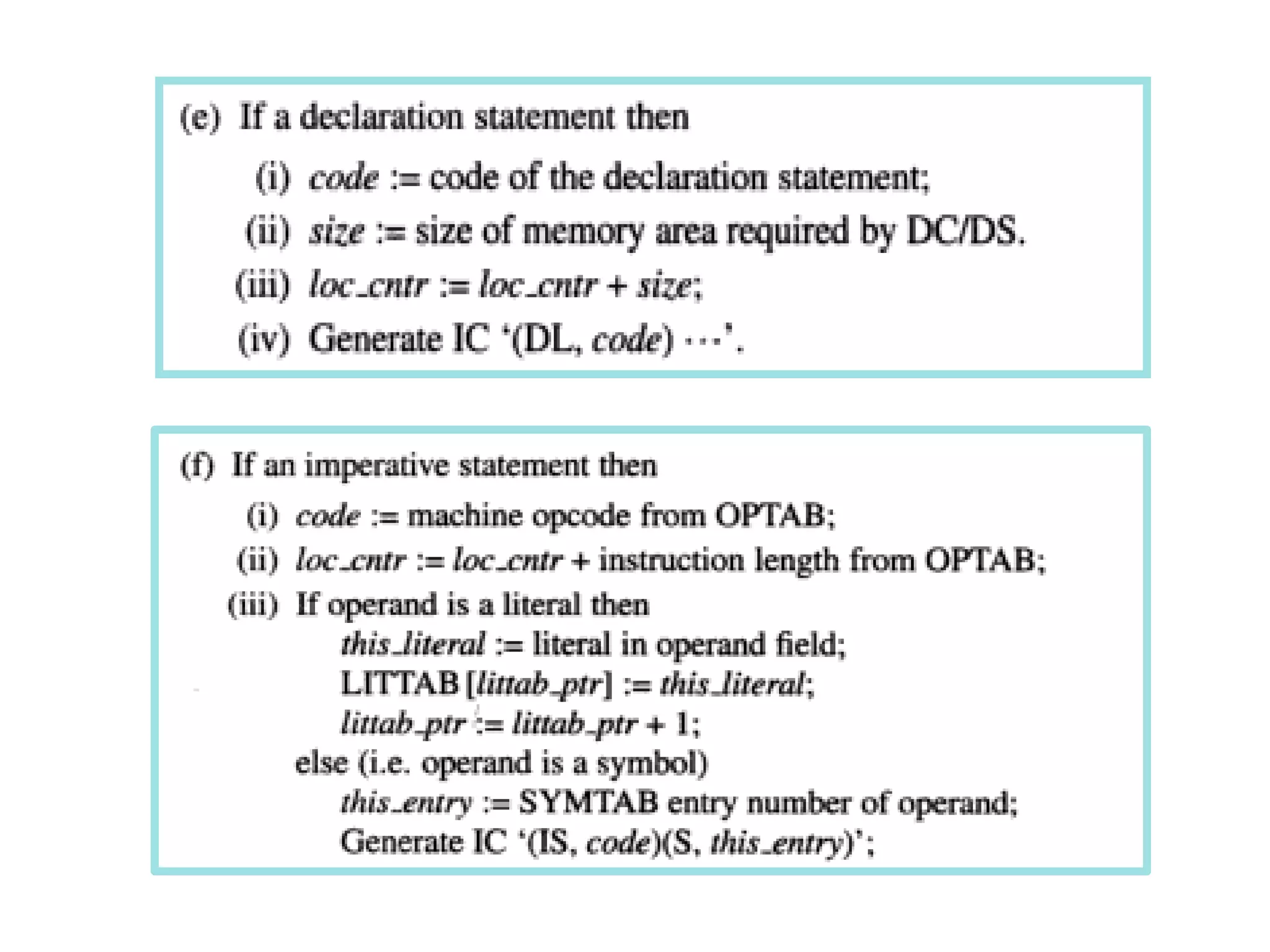 First pass of assembler | PPTX