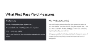 First Pass Yield Calculator: The Quality Metric That Shows You What ...