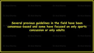 Concussion treatment guidelines pediatrics | PDF