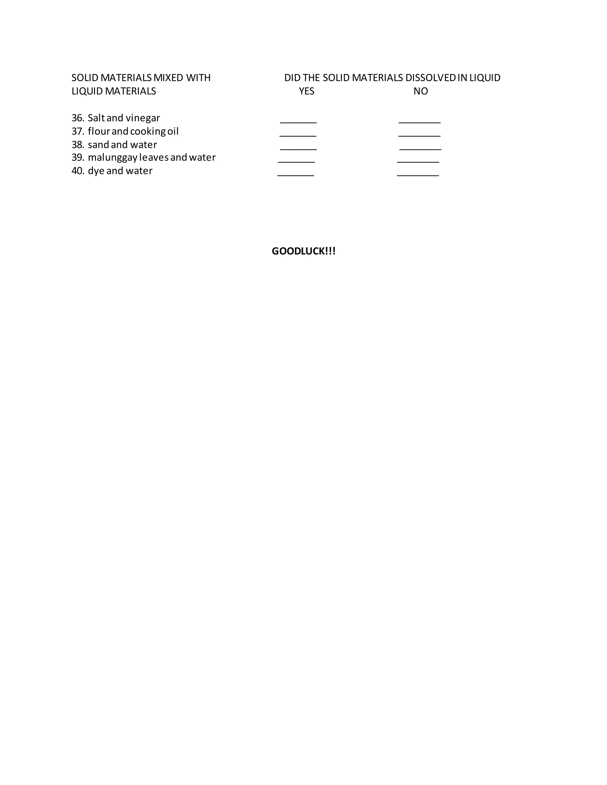 K-12 First Quarter test in science 4 | DOCX
