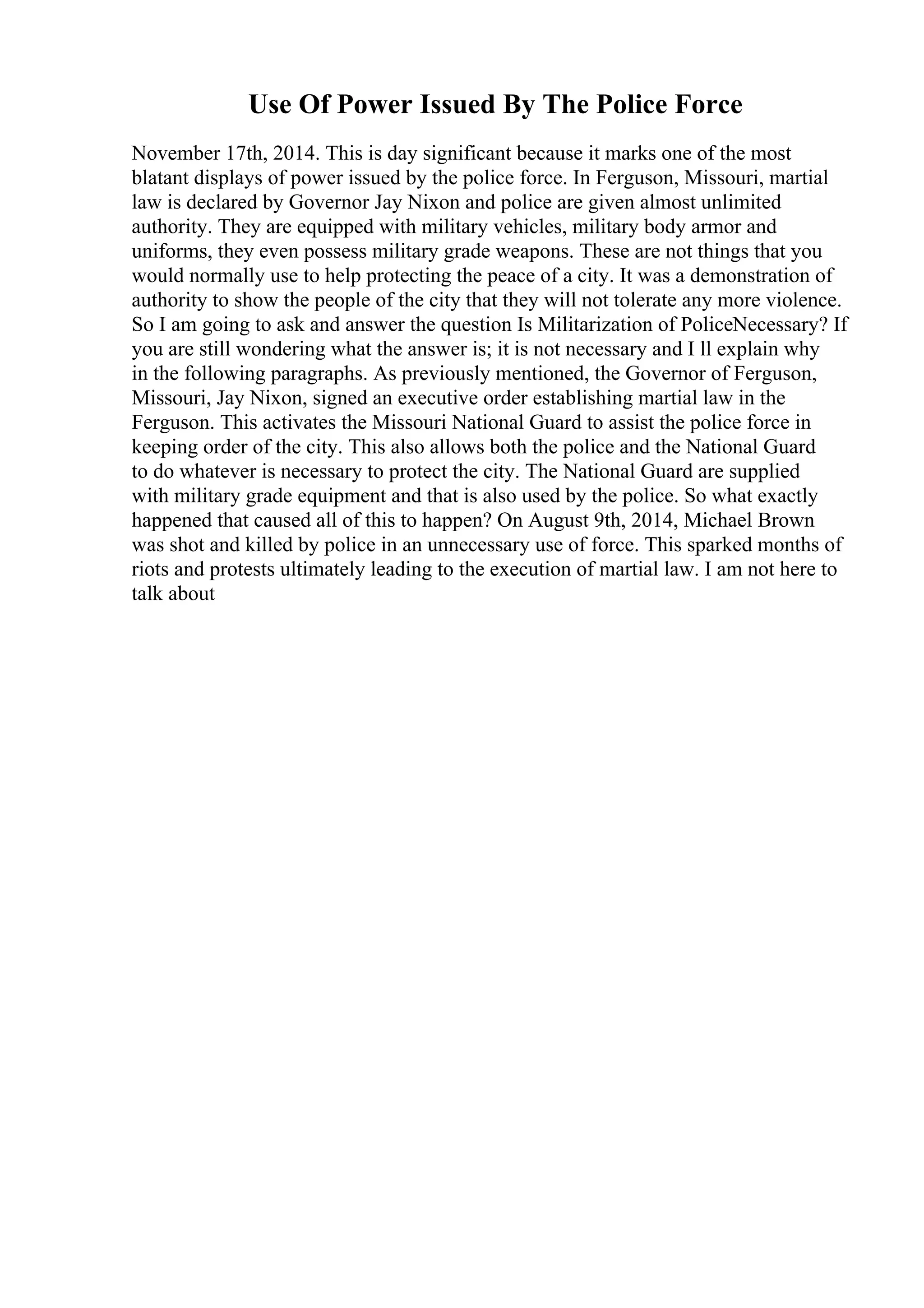 First Person Essay Example. How to write a first person essay | PDF ...