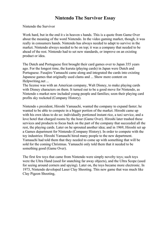 First Person Essay Example. How to write a first person essay | PDF ...