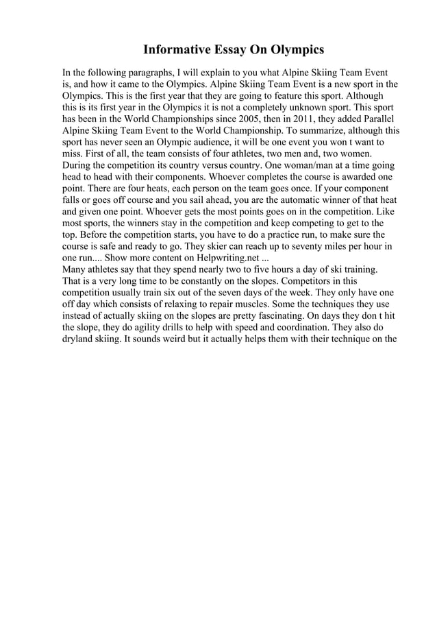 First Person Essay Example. How to write a first person essay | PDF ...