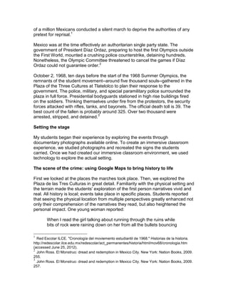 First person performing oral history in the world languages classroom ...