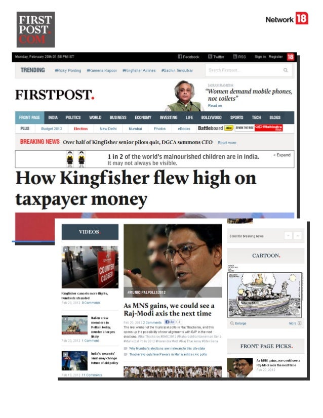 Firstpost - Portal of the year