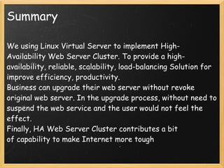 HA System-First presentation | PPT