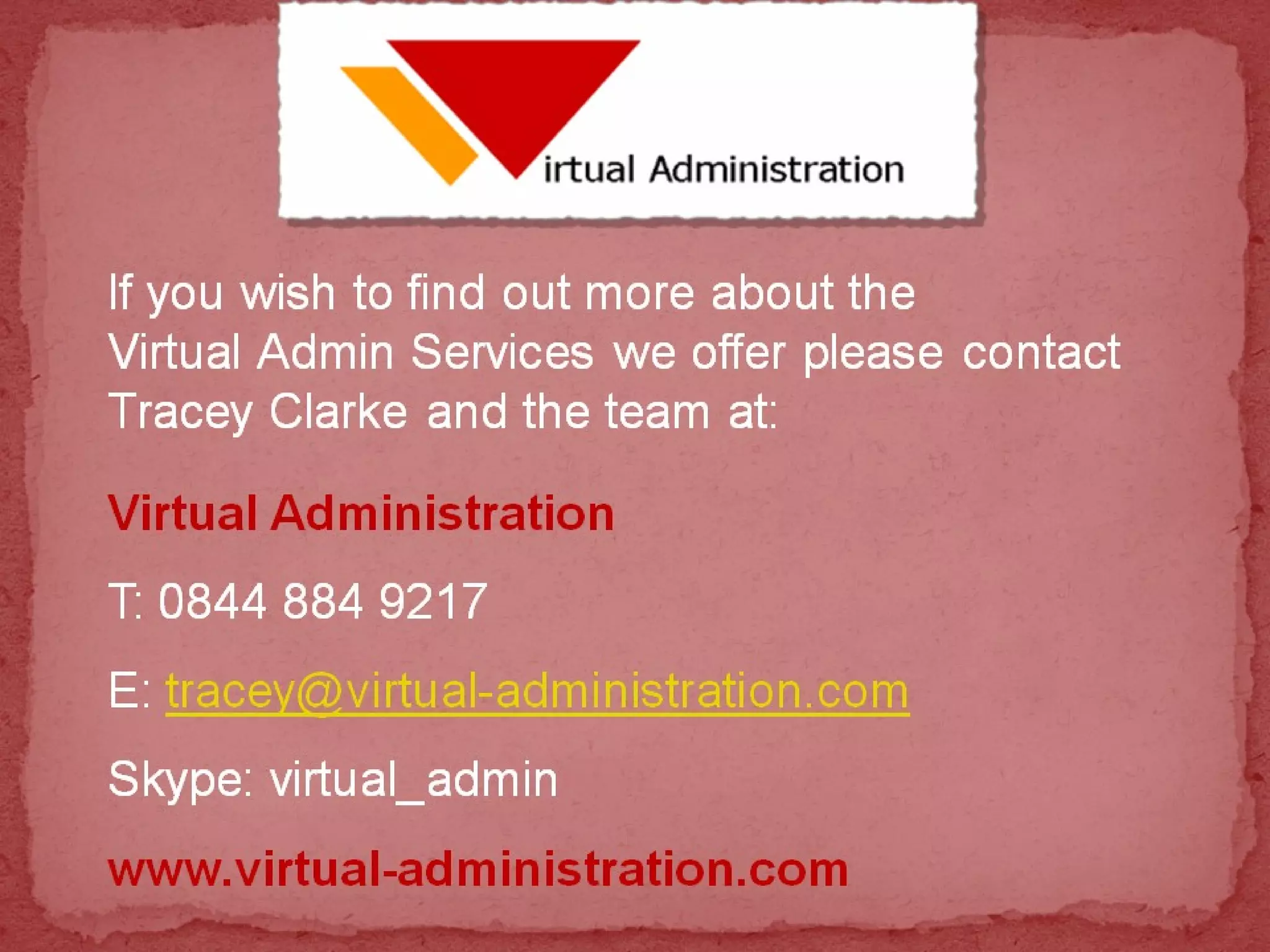 Virtual Administration How it Works | PPT