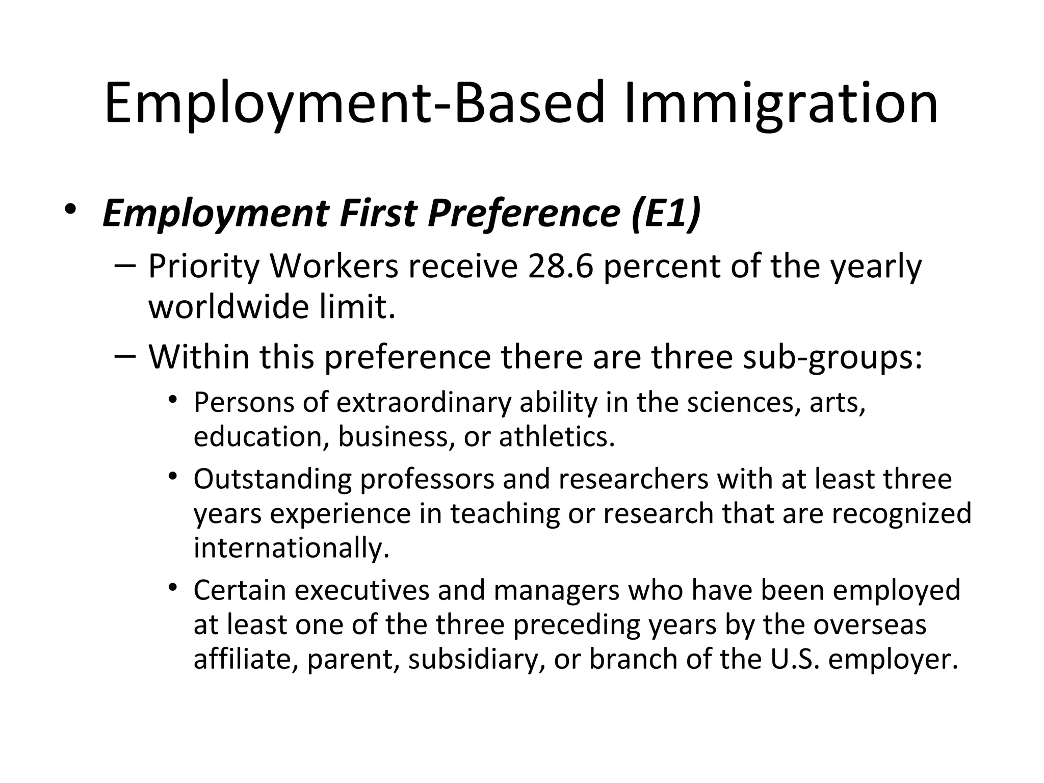 First presentation immigration and the united states | PPT
