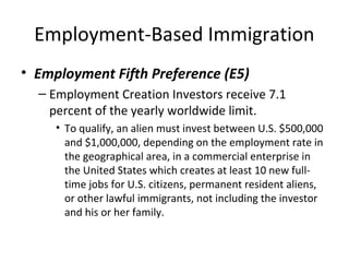 First presentation immigration and the united states | PPT