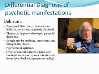 First presentation of psychosis initial assessment in emergency ...