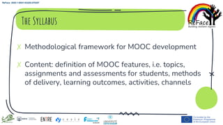 ReFace - MOOC Syllabus | PPT