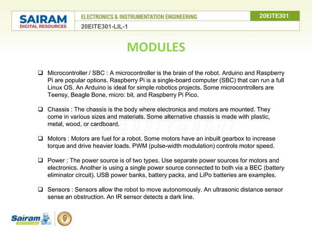 MOBILE ROBOT NAVIGATION SYSTEM | PPTX
