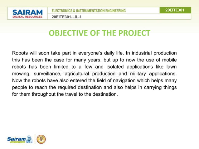 Mobile Robot Navigation System Ppt