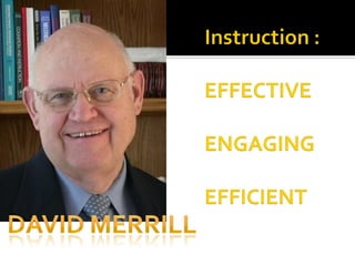 First Principles of Instruction- David Merrill | PPT