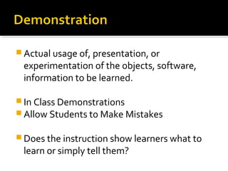 First Principles of Instruction- David Merrill | PPT