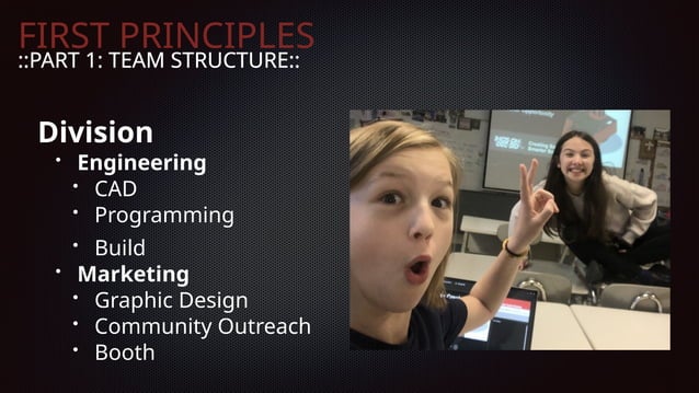 First Principles - Creatign A Team Culture.pptx