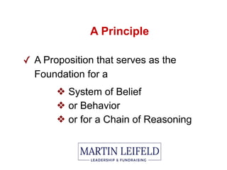 First Principles of Fundraising | PDF