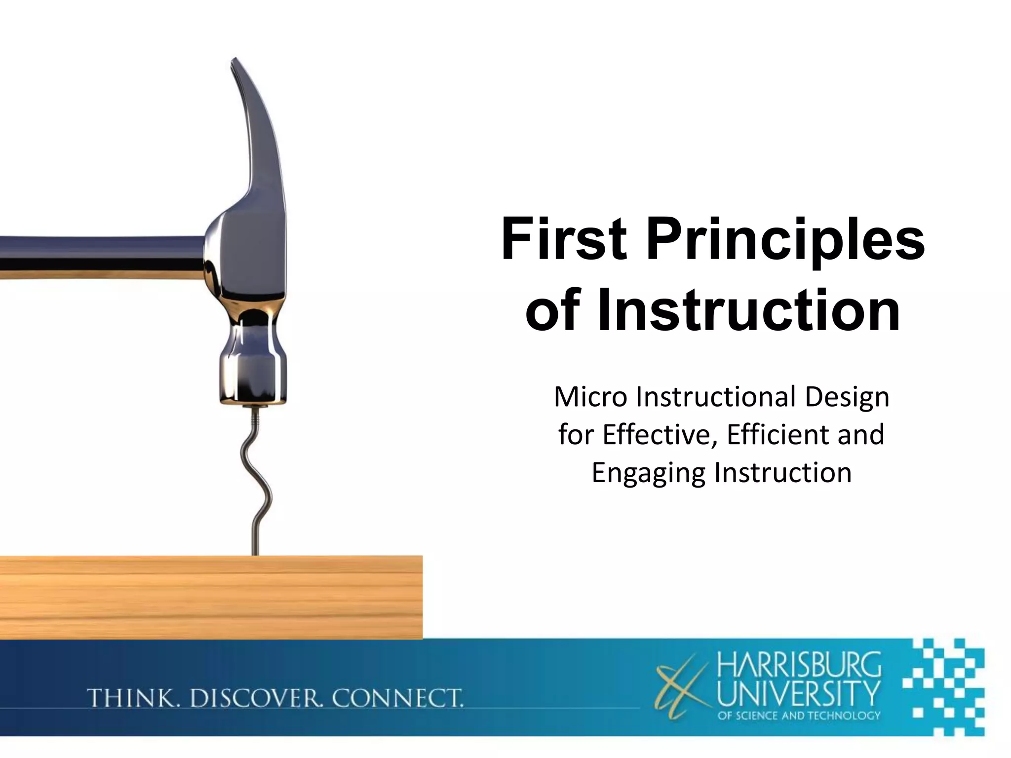 First Principles of Instruction | PPT