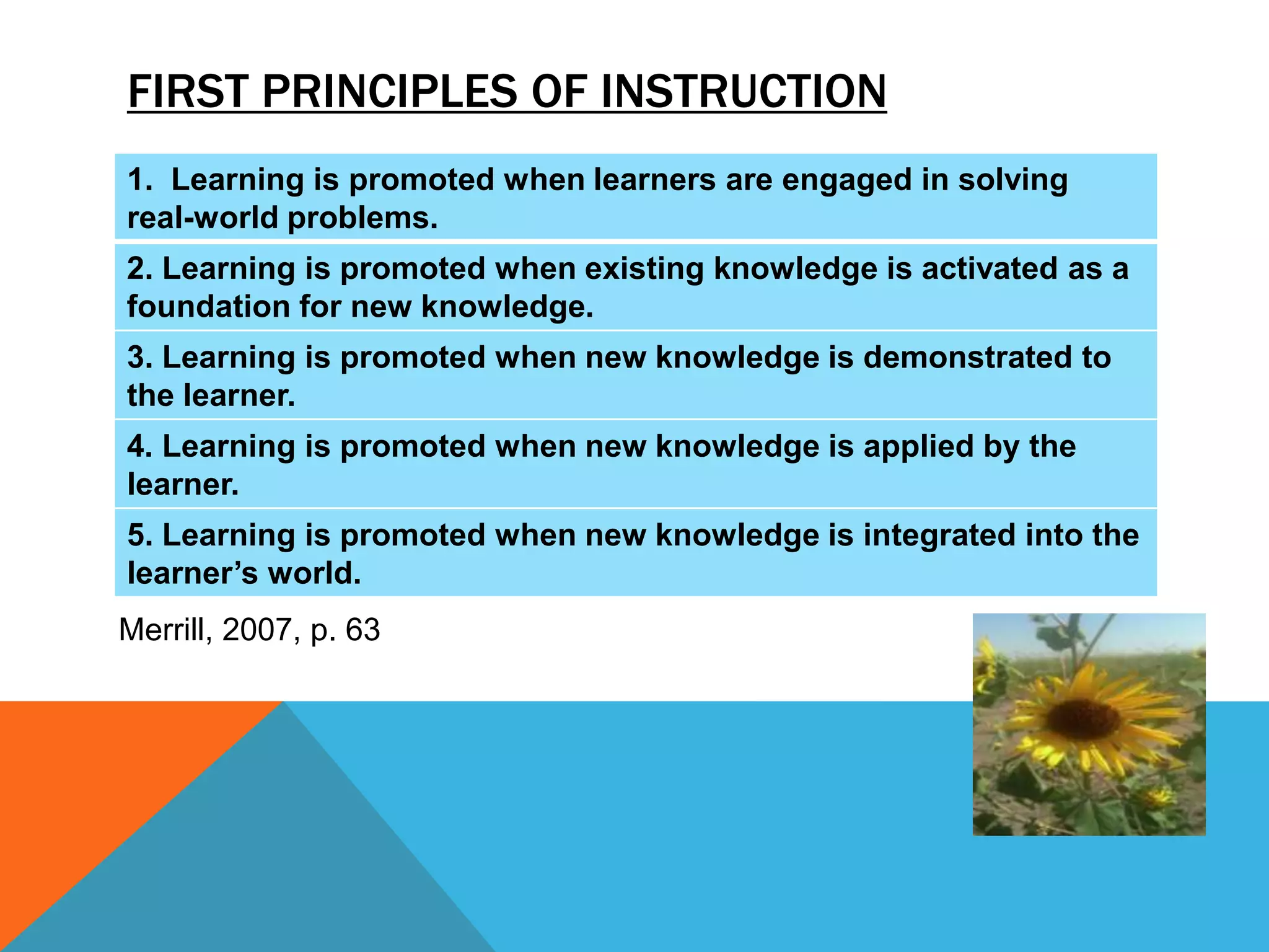 First principles of instruction | PPTX