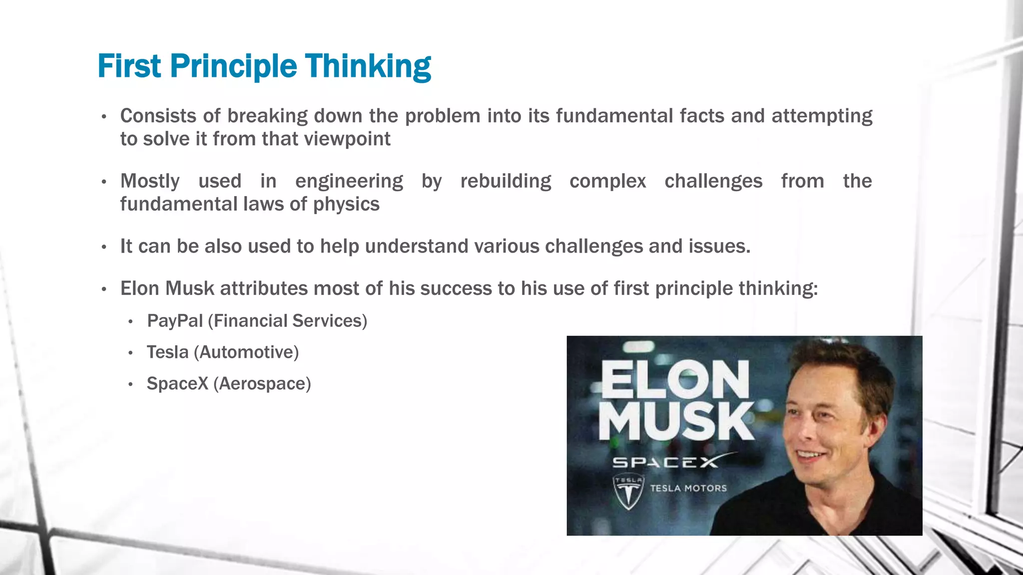 First Principle Thinking for Transformation Assurance | PPTX