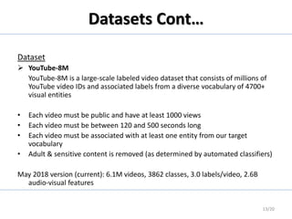 Mtech First progress PRESENTATION ON VIDEO SUMMARIZATION | PPTX