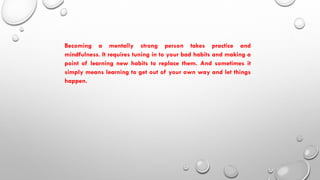 Mental Toughness | PPT