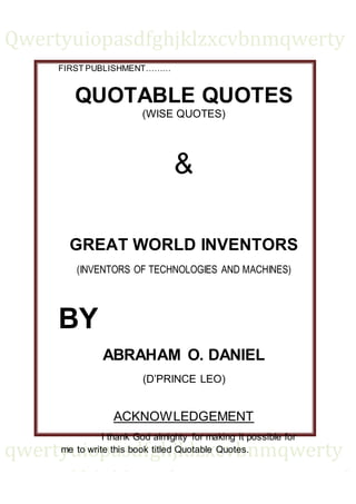 quatable quotes | DOCX