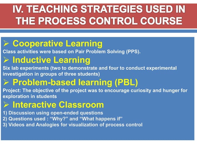 Quantifying the Effects of an Active Learning Strategy on the Motivation of Students* | PPT