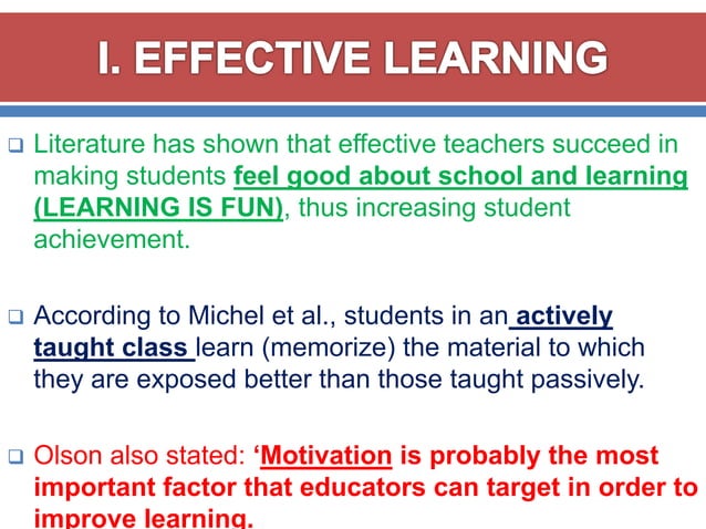 Quantifying the Effects of an Active Learning Strategy on the Motivation of Students* | PPT