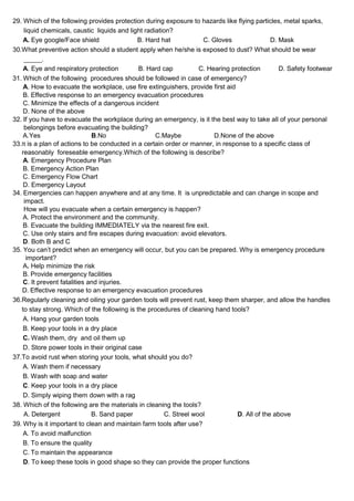 Agricultural Crops Production-1st Quarter Exam | DOCX