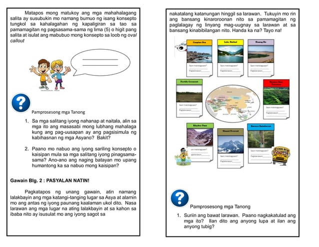 Araling Panlipunan Grade 8 - First Quarter Module | PDF