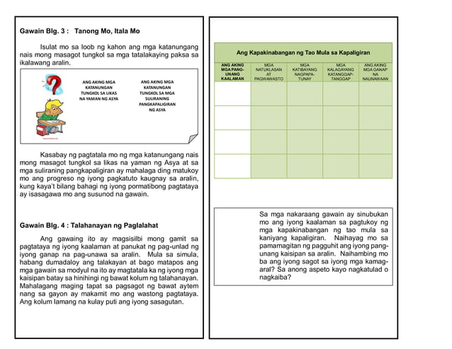 Araling Panlipunan Grade 8 - First Quarter Module | PDF
