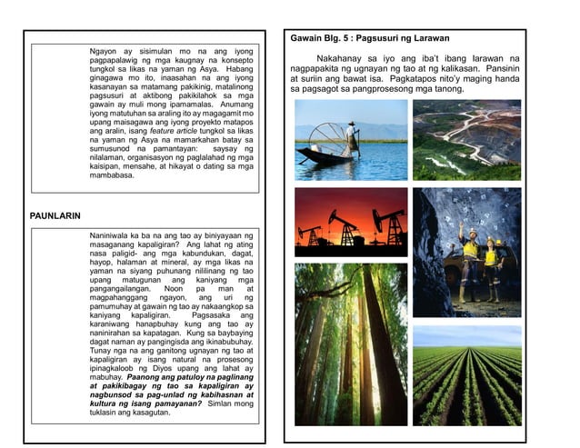 Araling Panlipunan Grade 8 - First Quarter Module | PDF