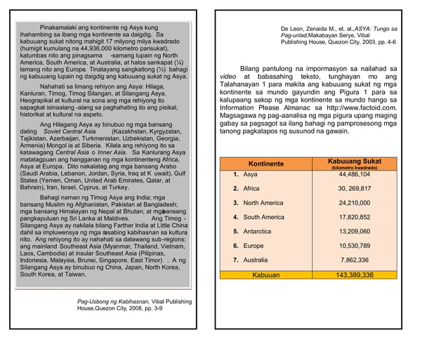 Araling Panlipunan Grade 8 - First Quarter Module | PDF