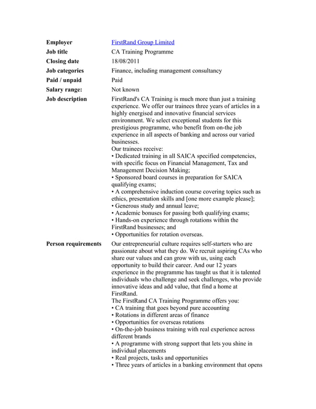 First rand group | DOC