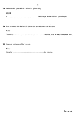 First reading and use of english | PDF