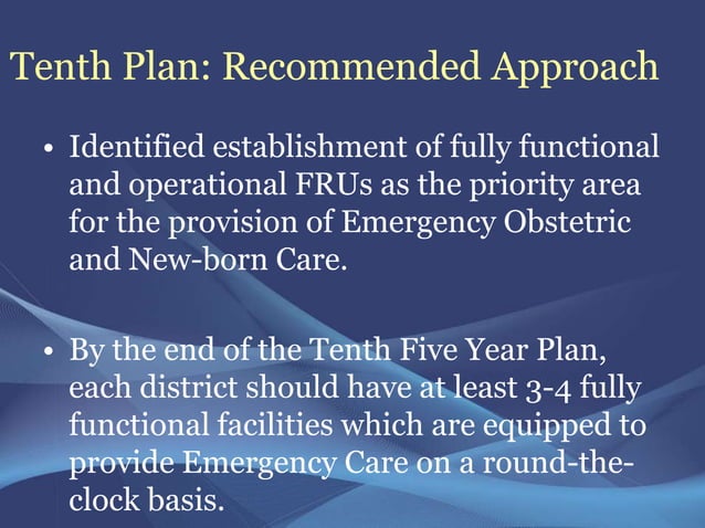 First referral unit | PPTX | Pregnancy | Reproductive Health