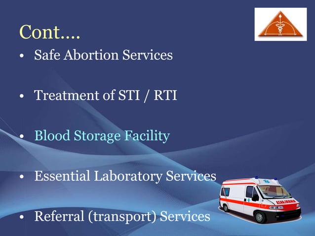 First referral unit | PPTX | Pregnancy | Reproductive Health