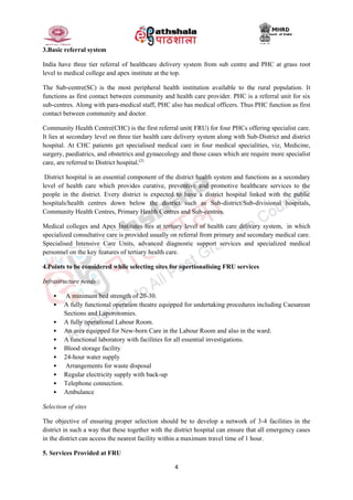 First referral units | PDF