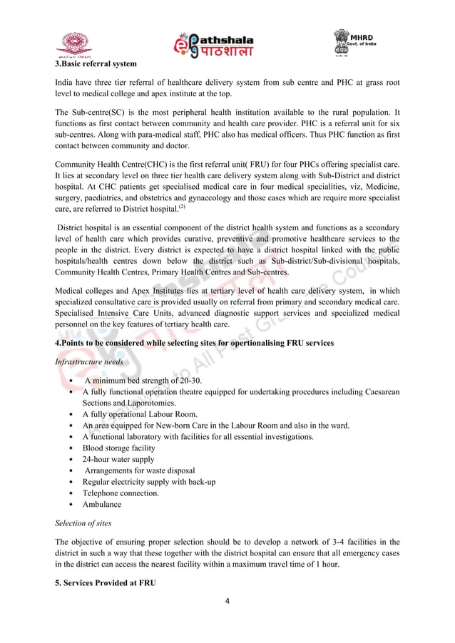 First referral units | PDF